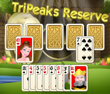 TriPeaks Reserve - Spela gratis på Solitaire Paradise
